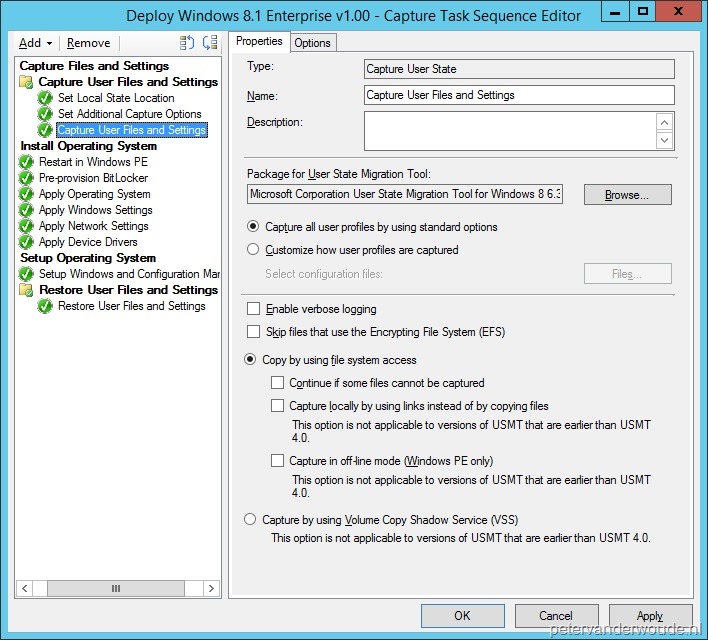 All About Microsoft Intune How The Settings In Configmgr Translate To The Command Line In Usmt