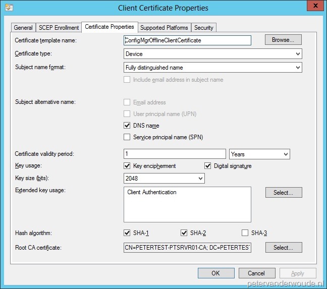 All about Microsoft Intune | Deploying Certificate Profiles with ConfigMgr 2012