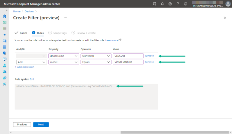Using filters for assigning apps, policies and profiles to specific ...