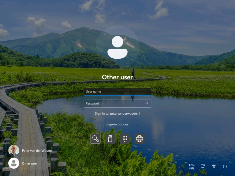All about Microsoft Intune | Easily hiding the ability to use passwords for signing into Windows