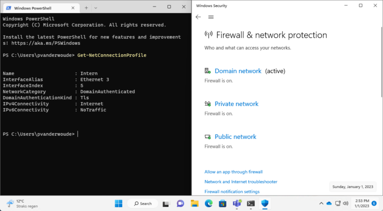 All about Microsoft Intune | Automatically switching the Windows Firewall profile on Azure AD ...