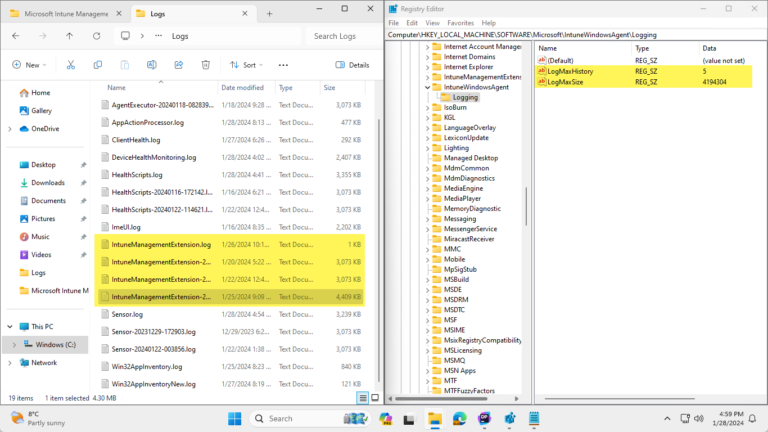 Getting familiar with the Intune Management Extension log files – All about Microsoft Intune