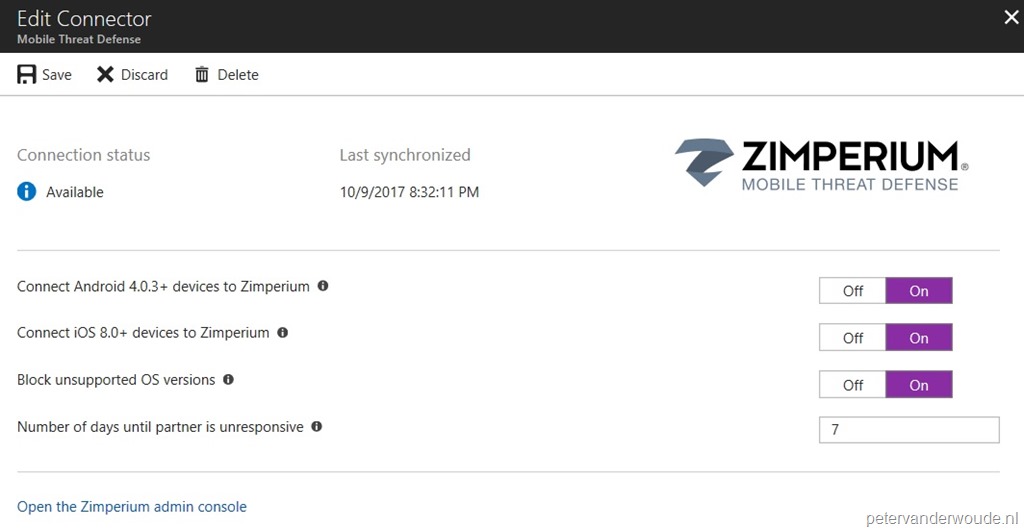 All about Microsoft Intune | Intune and Zimperium – Part 1: Configure the integration