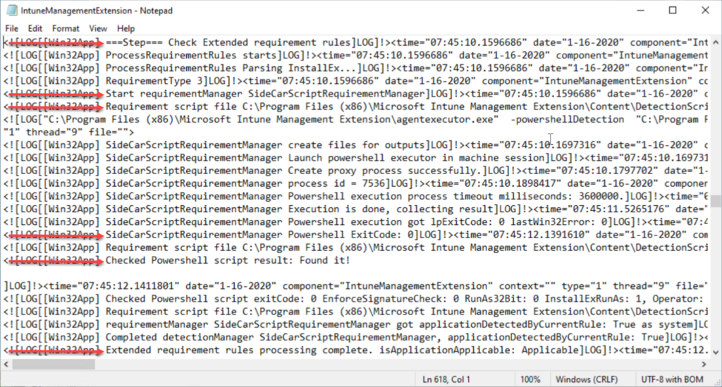 Working with (custom) requirements for Win32 apps – All about Microsoft Intune