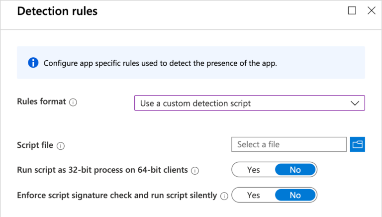 All about Microsoft Intune | Working with (custom) detection rules for Win32 apps