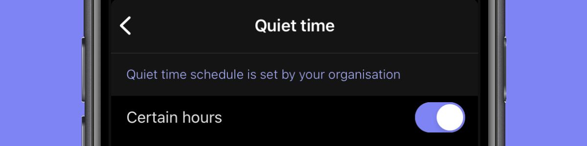 All about Microsoft Intune | Providing users with global quiet times ...