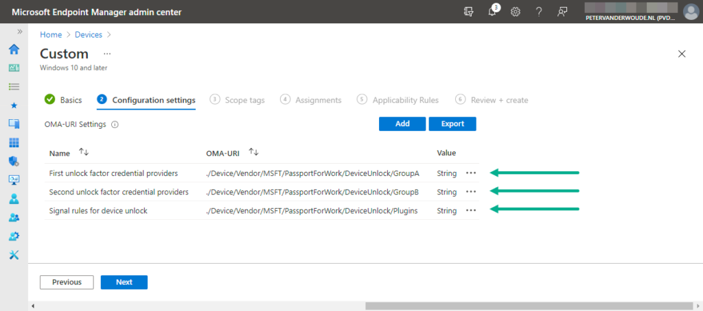 Configuring Windows Hello for Business multi-factor unlock – All about Microsoft Intune