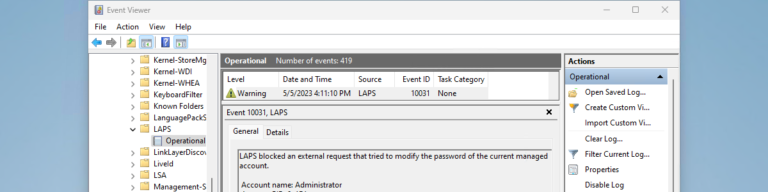 Resetting The Managed Local Administrator Password When Using Windows Laps All About Microsoft