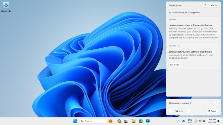 All about Microsoft Intune | Working with the restart grace period of Win32 apps